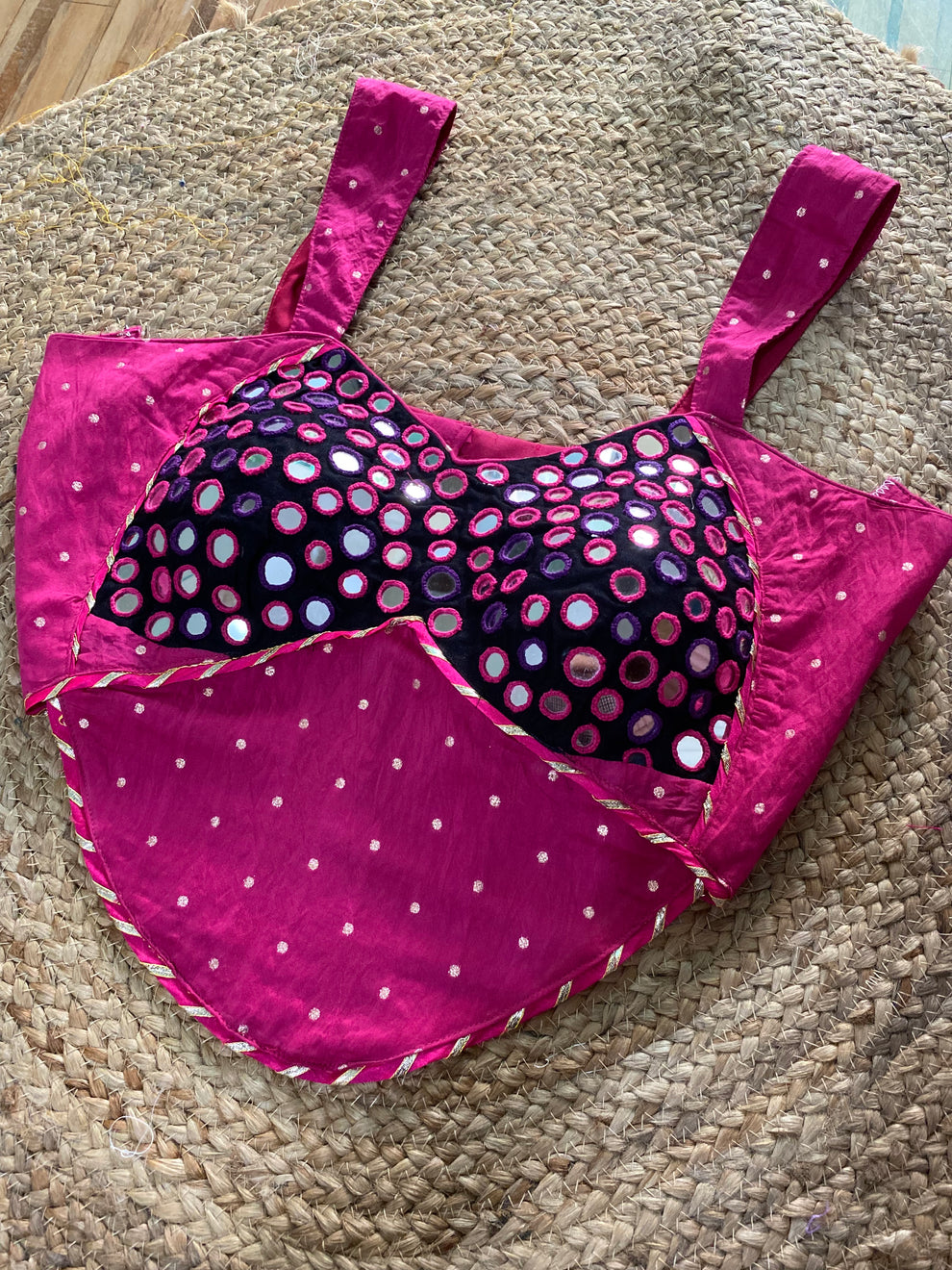 Black Pink Gamthi Blouse – Urban Threads